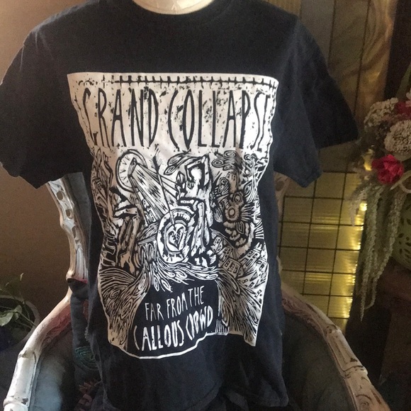 Gildan | Shirts | Vintage Grand Collapse Far From The Callous Crowd ...
